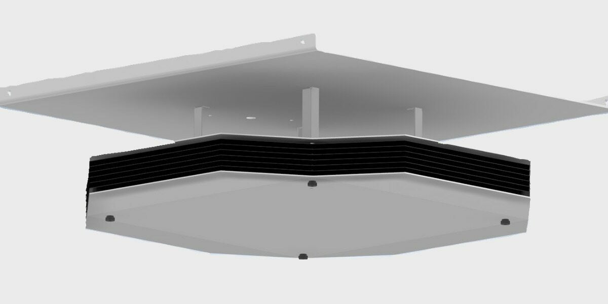 UVC Upper Air Ceiling Tile Mounted Passive Disinfection Unit — TBC Supply